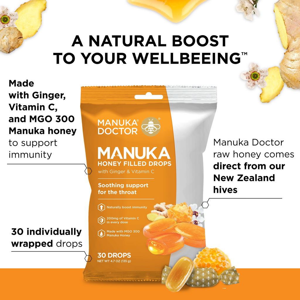 Cough Drops - Ginger & Manuka - Manuka Doctor US